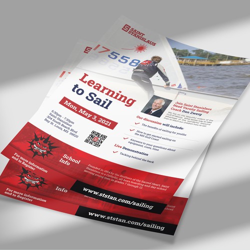 Designs | Dazzling Flyer to Promote Upcoming Sailing Presentation ...