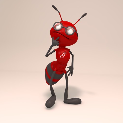 Design an 'ant' mascot for hip tech startup | Character or mascot contest