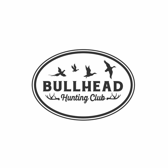 Design a bird hunting logo for Bullhead Hunting Club | Logo Design ...