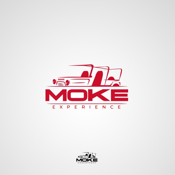 Mini Moke Logo MINI MOKE CALIFORNIAN DESIGN QUALITY BLACK OR WHITE