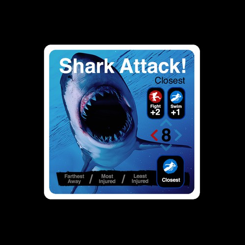 Designs | Design a Vicious Shark Attack Card the Players Won't See ...