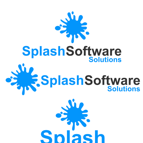 Design a bold minimalist logo for Splash Software Solutions | Logo ...