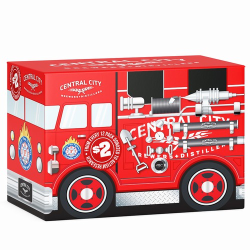 Designs | Firefighter Charity Beer Pack | Product packaging contest