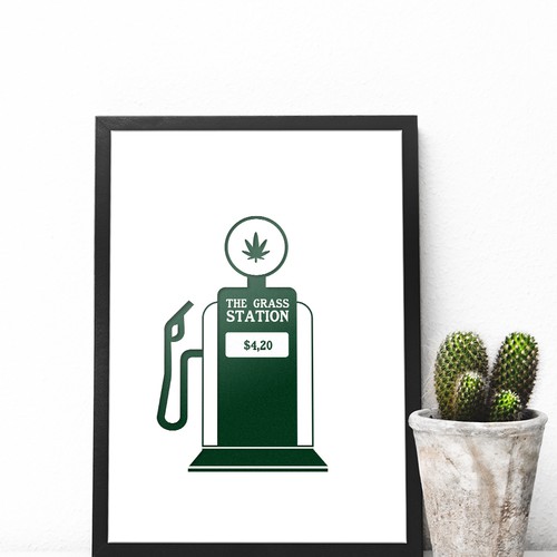 The Grass Station (Recreational Cannabis) Logo | Logo design contest