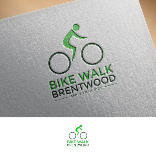 Bike Walk Brentwood family bike ride | Logo design contest
