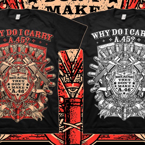 Create a gun related t-shirt design | T-shirt contest