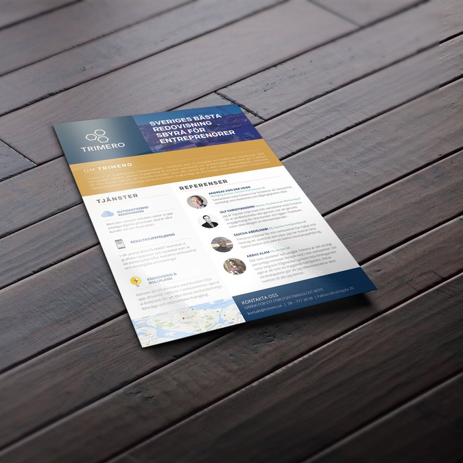 Customer leaflet for our digital accounting firm | Postcard, flyer or ...