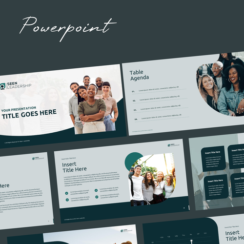 Designs | Modern, Clean Rebranded Slide Deck | PowerPoint template contest