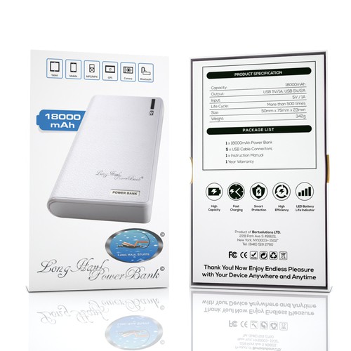 Create Long Haul Power Bank Packaging Designs and Templates for ...