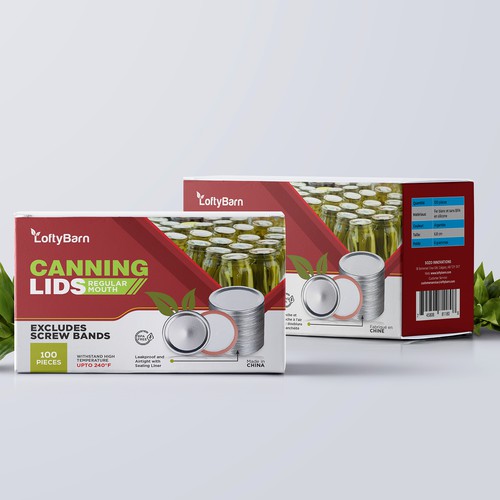 Designs | Packaging design for Canning Lids | Product packaging contest