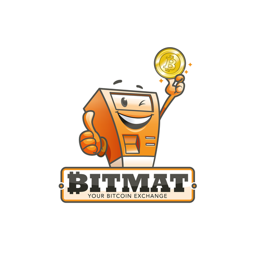 Bitmat.at, Bitcoin ATM and Blockchain | Logo & business card contest