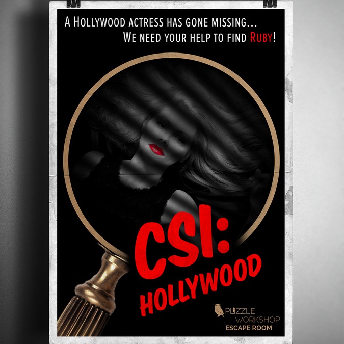 4 Posters for an Escape Room Company | Postcard, flyer or print contest