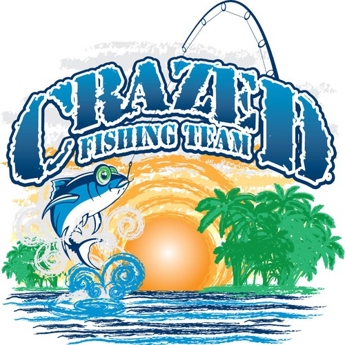 CRAZED LOGO FOR FISHING TEAM | T-shirt contest