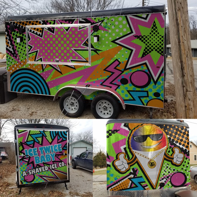 Help design a 90s throwback wrap for Ice Twice Baby - The COOLEST ...