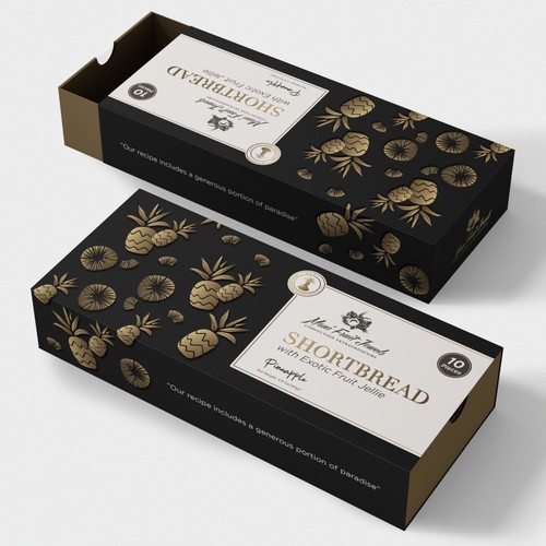 Premium packaging for unique Shortbread with Exotic Fruit Jellies ...