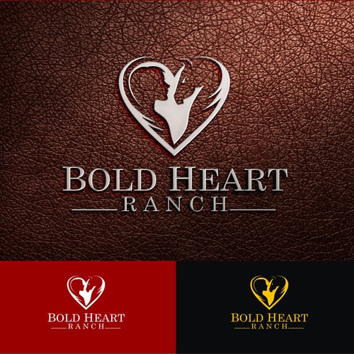 Bold Heart Ranch - Bring Kickass and loving into this logo | Logo ...