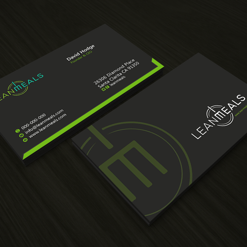 Designs | Lean Meals Business Cards | Business card contest