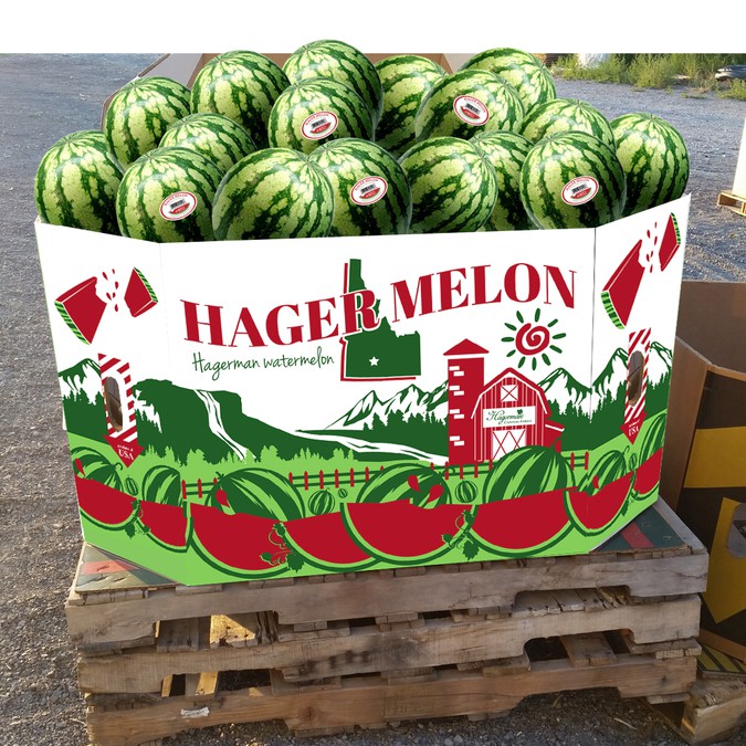 Design standout local watermelon bin for Hagerman Canyon Farms ...