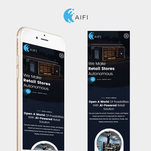 Designs | AiFi Website Redesign - Design/Layout Only (No Coding) | Web ...