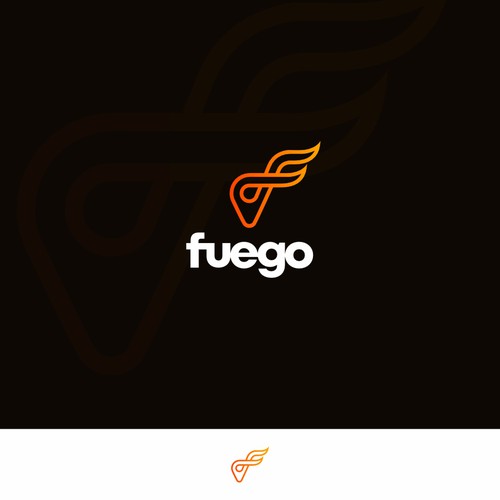Designs | Modern typography based logo with flames for a restaurant app ...
