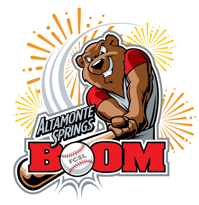 Create a fun baseball logo for Altamonte Springs BOOM | Logo design contest