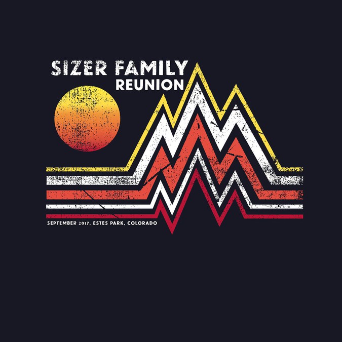Design a retro "camp" t-shirt for my family reunion | T-shirt contest