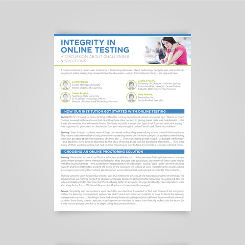 Eye-catching article/flyer about panel discussion | Postcard, flyer or ...