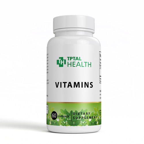 lable design for vitamin/bottle | Product label contest