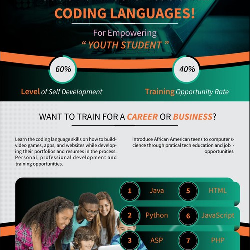 Designs | African American cool vibes teenage earn and learn flyer | Postcard, flyer or print ...