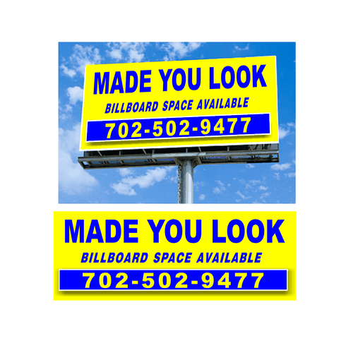 Need an Eye catching Billboard Advertising the Billboard Space ...