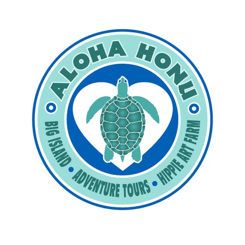 Awesome & FUN logo for Aloha Honu (tropical hawaiian retreat and tours ...