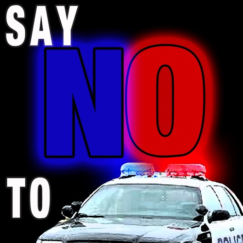Icon for SAY NO TO POLICE | Button or icon contest