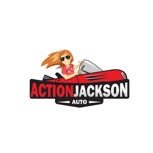 Action Jackson Auto (New, Action-packed Logo) | Logo design contest
