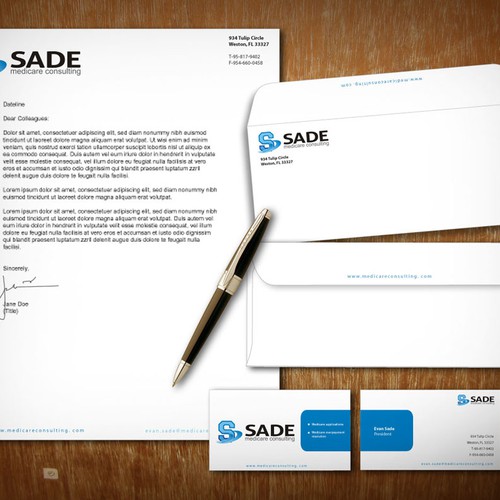 Business cards and letterhead/envelopes for Medicare consultant ...