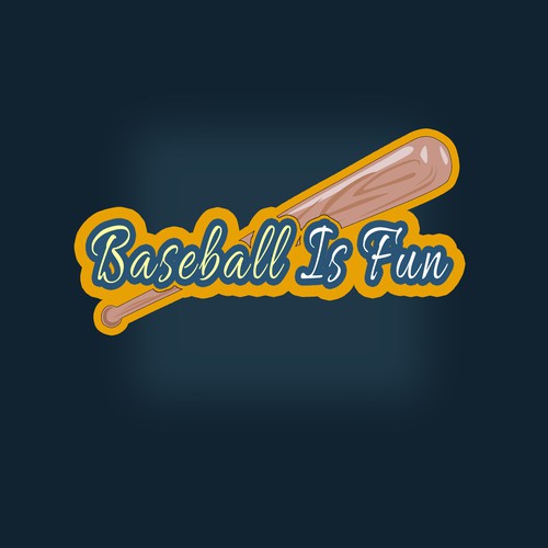Create a baseball-themed logo for Baseball Is Fun. | Logo design contest
