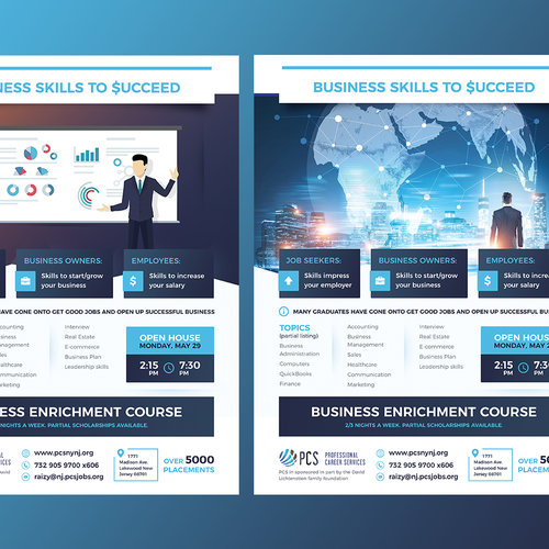 Business Enrichment Course Flyer | Postcard, flyer or print contest