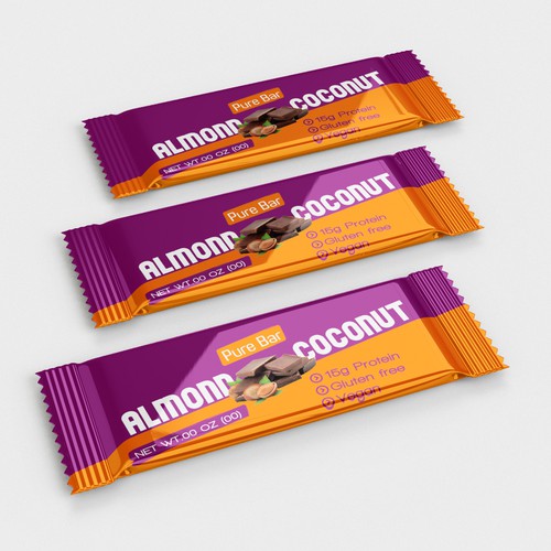 Health/Protein bar packaging/branding design | Product packaging contest
