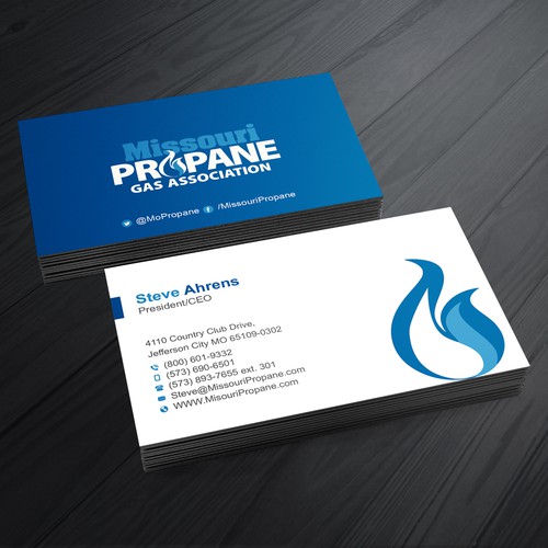 Missouri Propane business card | Business card contest