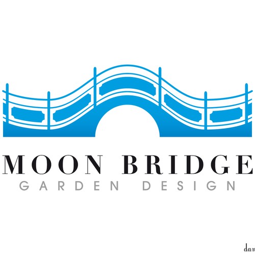 logo for Moon Bridge Garden Design | Logo design contest