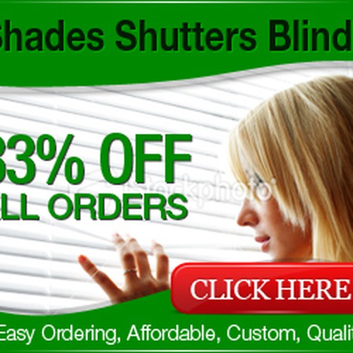 Designs | banner ad for Shades Shutters Blinds | Banner ad contest