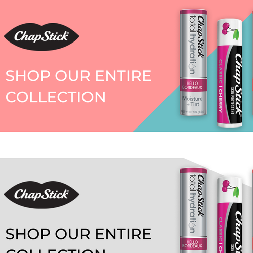 E-commerce business wants new banner promoting ChapStick | Banner ad ...