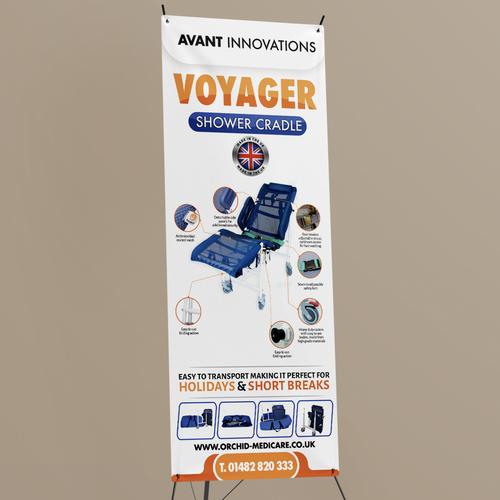 Designs | Voyager introduction banner | Signage contest