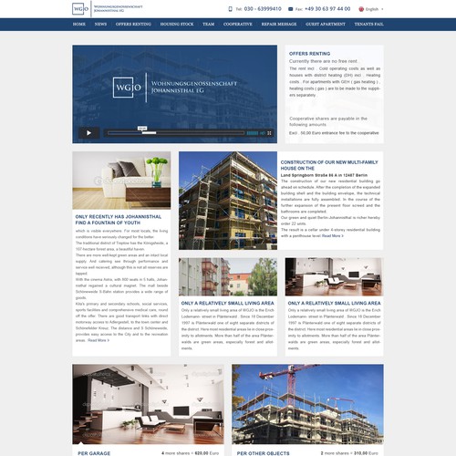 Template For Bootstrap Framework Web Page Design Contest