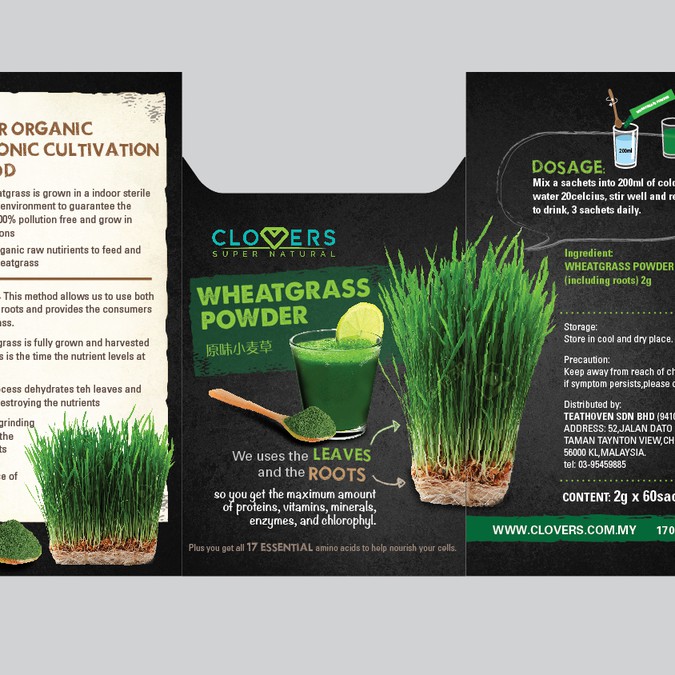Create a Eye-catching Packaging design for wheatgrass | Product ...