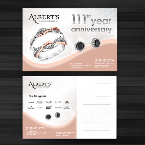 Create a Jewelry Store Anniversary Sale Postcard | Postcard, flyer or ...