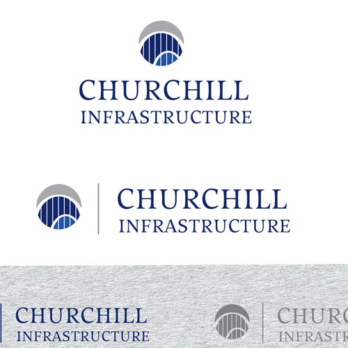 Create a classic traditional logo for Churchill Infrastructure Civil ...