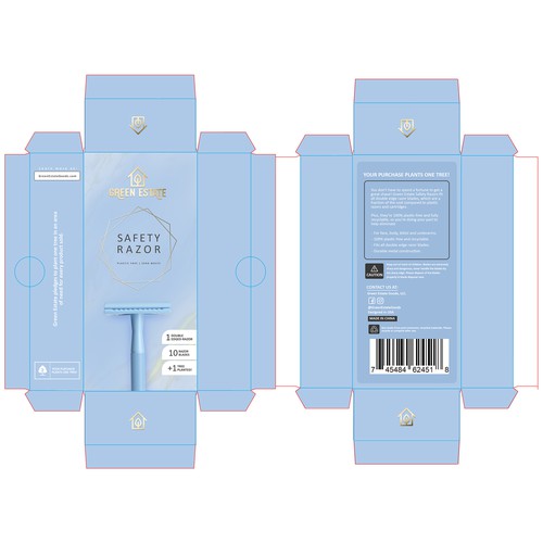 Designs | Design a Colorful Safety Razor Packaging for Women | Product ...