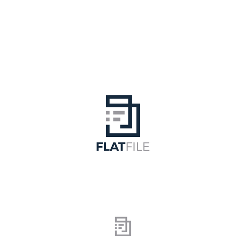 Design a clean minimalist logo for Flatfile.io | Logo design contest