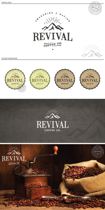 Create a Revival Based vintage logo for a Coffee Roaster | Logo design ...