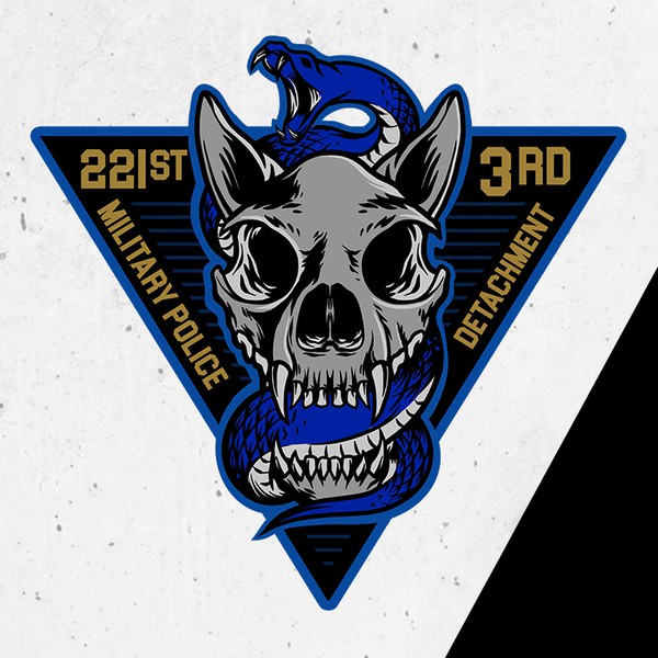 Military Police Logo Skull